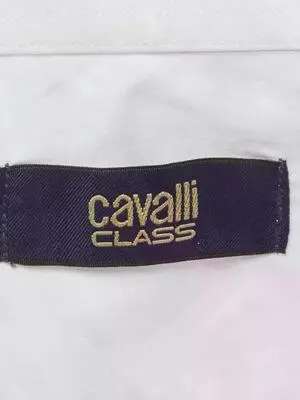 Roberto Cavalli Embroidered Logo Long-sleeve Shirt