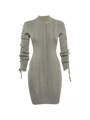 Herve Leger Rib-knit Mini Dress