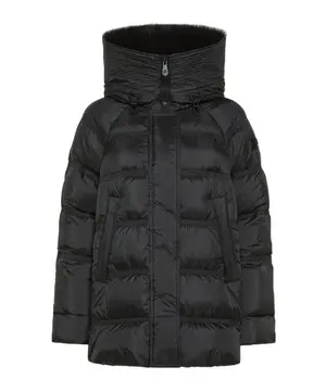 Peuterey Hooded Puffer Jacket - Black
