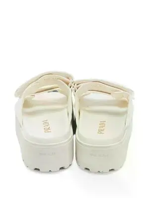 Prada Quilted Platform Sandals