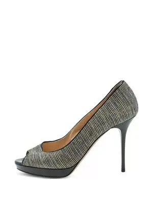 JIMMY CHOO Luna Peep-toe Pumps - Black