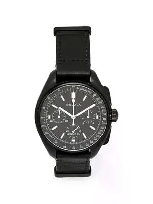 Bulova Lunar Pilot Chronograph Watch - Black