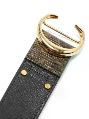 Chloé C Buckle Leather Belt