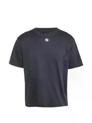 Fendi Ff Metallic-monogram T-shirt