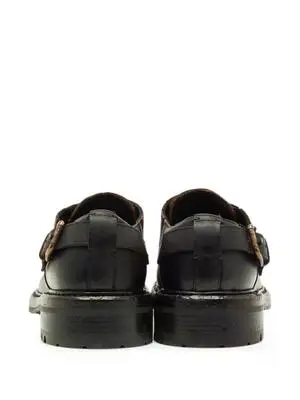 Dolce & Gabbana Bernini Buckle-detail Derby Shoes - Black