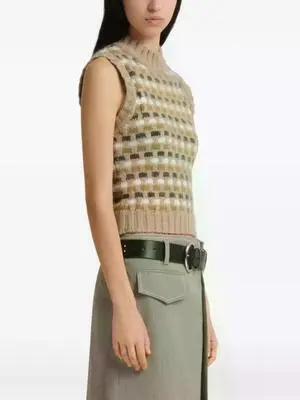 Marni Virgin Wool Midi Skirt - Grey