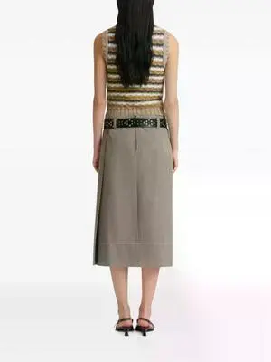 Marni Virgin Wool Midi Skirt