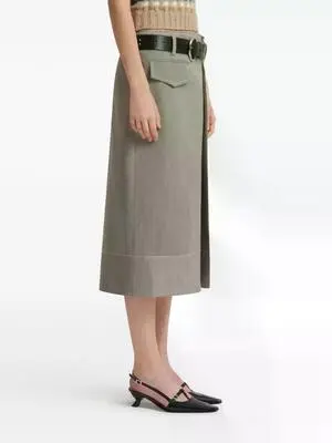 Marni Virgin Wool Midi Skirt