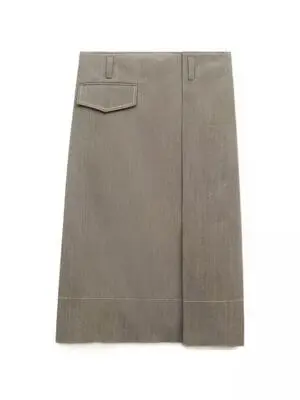 Marni Virgin Wool Midi Skirt
