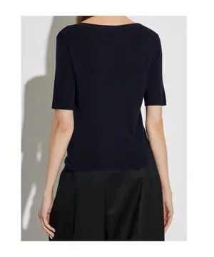 Officine Générale Ribbed Neckline T-shirt