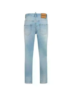 Dsquared2 Super Bleached Stretch Teddy Jeans