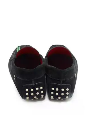 TOD'S Suede Loafers - Black