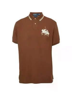 Polo Ralph Lauren Logo-embroidered Polo Shirt - Brown