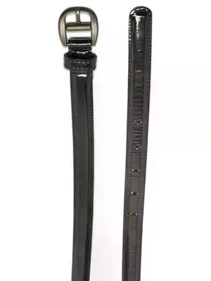Women's Patent Leather Belts