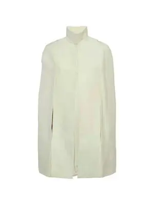 Fendi High-neck Cape Coat - Neutrals