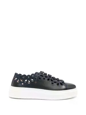 Agl Laser-cut Scalloped Sneakers