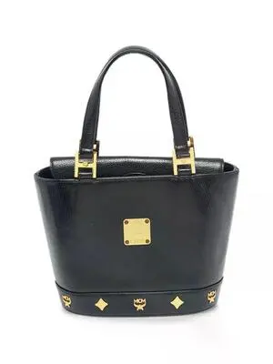 Mcm Studded Bucket Tote Bag