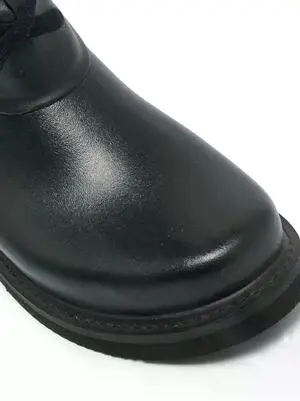 Off-White Quote Motif Lace-up Boots