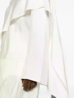 RÓHE Draped Silk Top