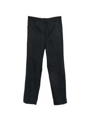 Moncler Pinstripe Tailored Trousers - Blue
