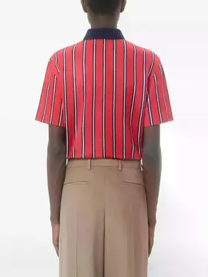 Valentino Garavani Striped Polo Top