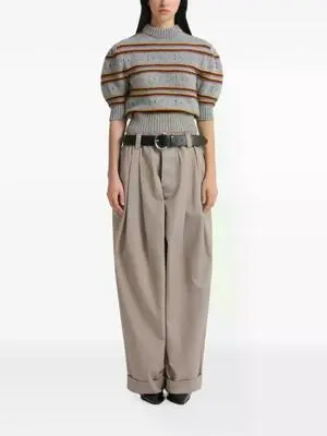 Marni Canvas Pleated Trousers