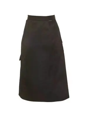 Moncler Gabardine Pencil Skirt - Black