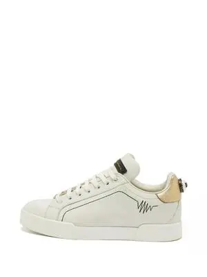 Dolce & Gabbana Portofino Lace-up Sneakers - Neutrals