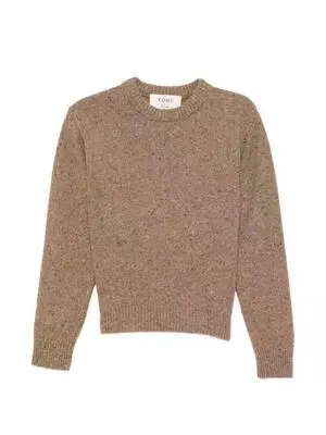 RÓHE Mouline Crew-neck Sweater - Neutrals