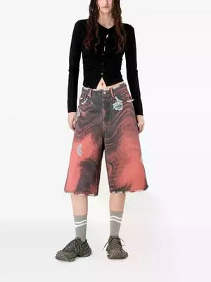 Camper Distressed Denim Shorts