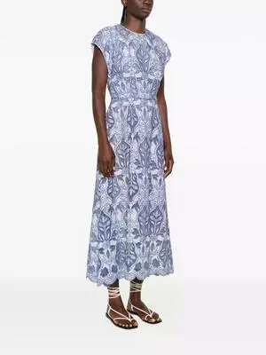 Rebecca Vallance Blooming Lanterns Embroidered Maxi Dress