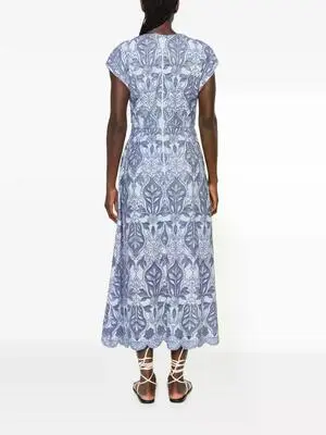 Rebecca Vallance Blooming Lanterns Embroidered Maxi Dress
