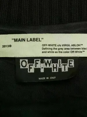 Off-White Rose Embroidered Bomber Jacket