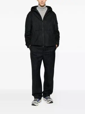 Moncler Pinstripe Hooded Jacket