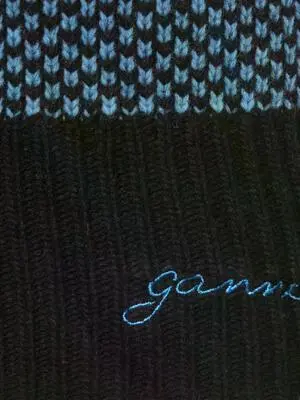 GANNI Rib-knit Sweater Vest