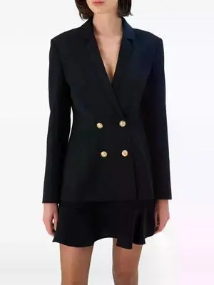 OCCLEUS Noir Double-breasted Blazer