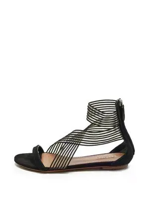 Alaïa Mesh Ankle-strap Sandals