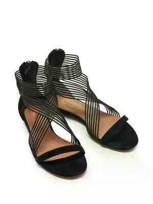 Alaïa Mesh Ankle-strap Sandals