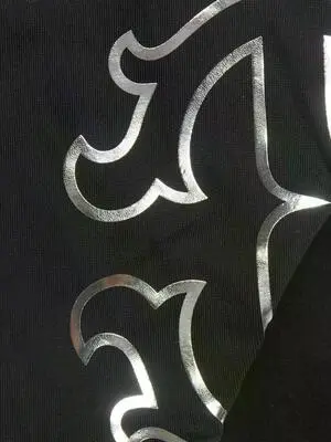 Roberto Cavalli Monogram Print Triangle Bikini Top