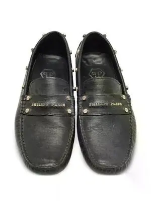 Philipp Plein Studded Saffiano Loafers