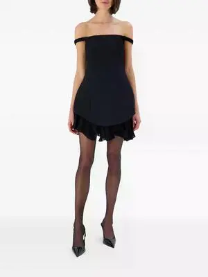 OCCLEUS Lavinia Off-shoulder Ruffled Mini Dress
