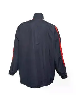 Balenciaga Oversized Windbreaker With Stripe Detail