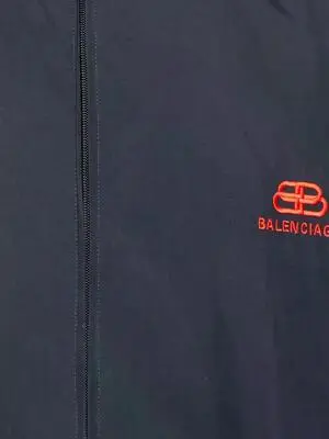 Balenciaga Oversized Windbreaker With Stripe Detail