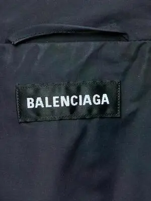 Balenciaga Oversized Windbreaker With Stripe Detail