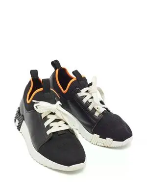 Hermès Leather Panel Sneakers