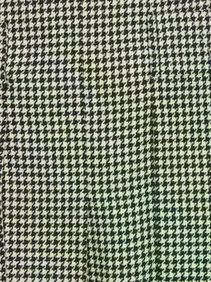 Gucci Houndstooth Pleated Mini Skirt - Black