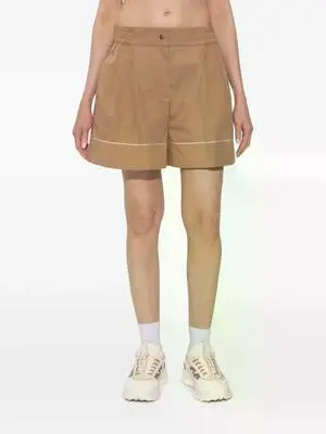Moncler Logo Patch Piped Shorts