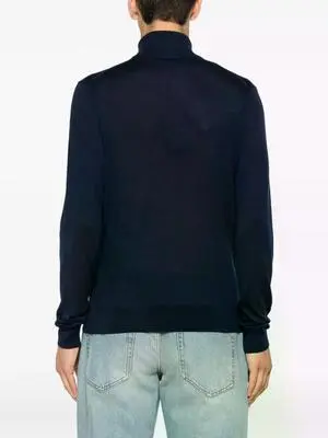 Etro Quarter-zip Embroidered-logo Sweater