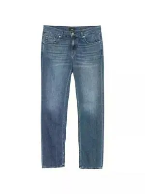 7 For All Mankind Faded Effect Jeans - Blue