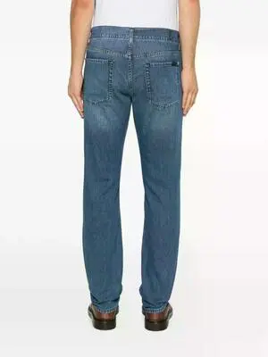 7 For All Mankind Faded Effect Jeans